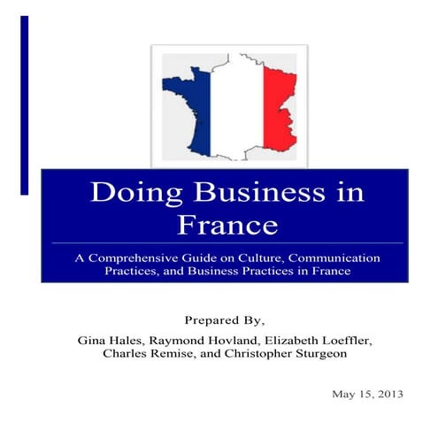 Doing Business in France: Investigative Report | PDF