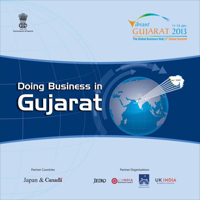 Vibrant Gujarat Summit on Opportunities for Doing business in Gujarat | PDF