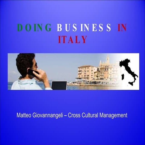 Doing business in italy | PPT
