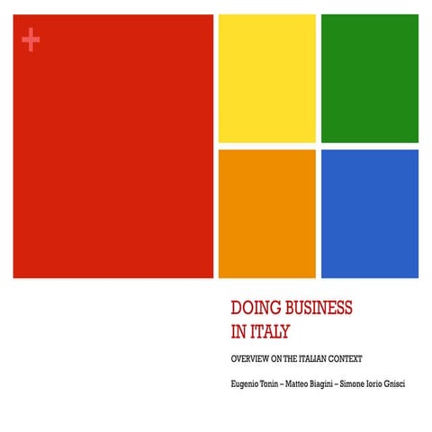 Doing business in italy | PDF