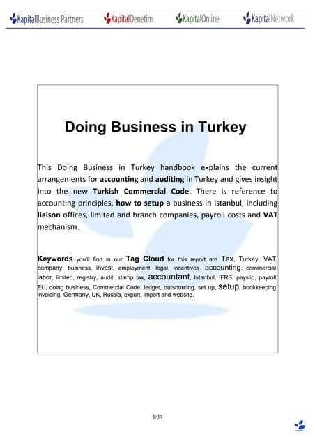 Hospitality industry in turkey | PPT