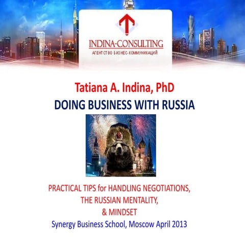 Russian Way of Management & Leadership in Russia | PPT