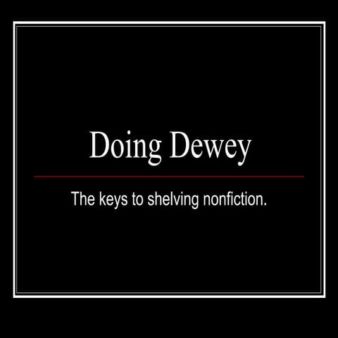 Doing dewey | PPT