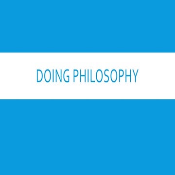 Doing philosophy - MODULE 2.pptx