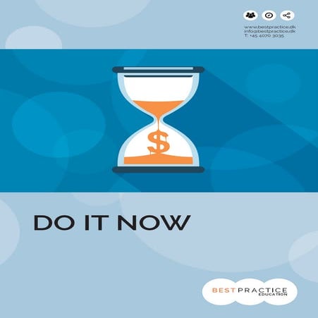 Do it now personal efficiency - workbook - uk2019 - a5 | PDF