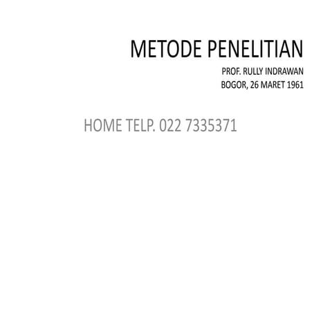 Dokumen.tips metode penelitian-5584a9e6a4b71 | PPT