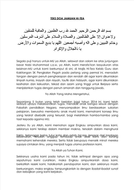 Doa audit sirim | PDF
