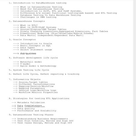 Dokumen Tips Etl Testing Course Content Pdf