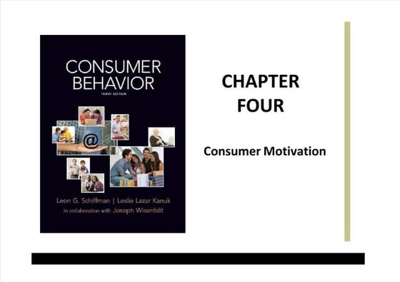 Consumer Behaviour Chapter 4 Consumer Motivation | PPT