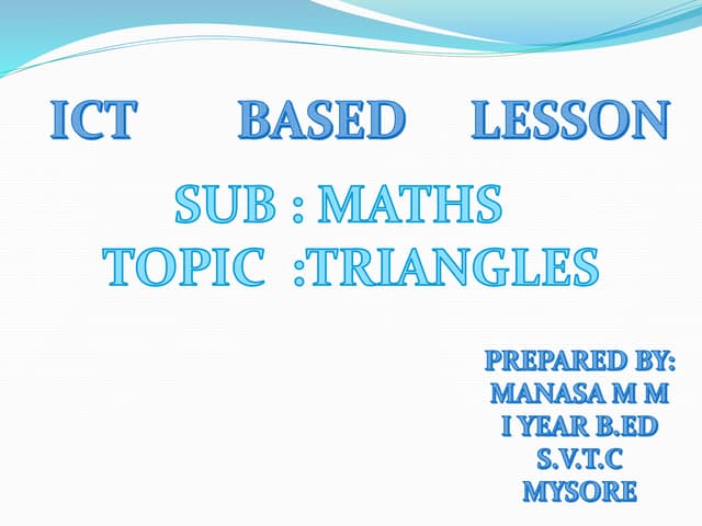 ppt on Triangles Class 9 | PPTX