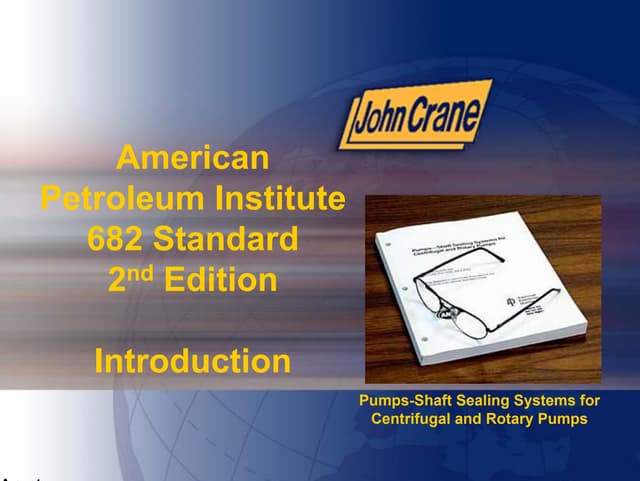 List of API standards for rotating equipment | PDF