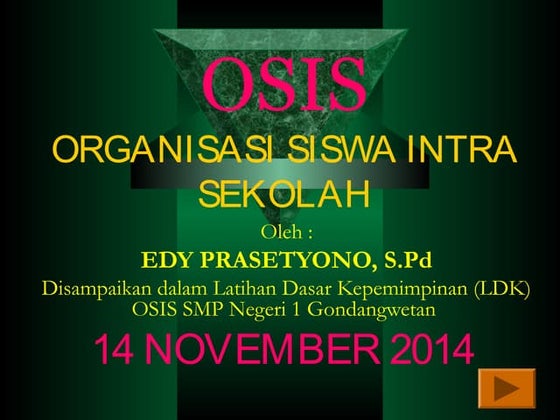 Materi tugas dan peran osis | PPT