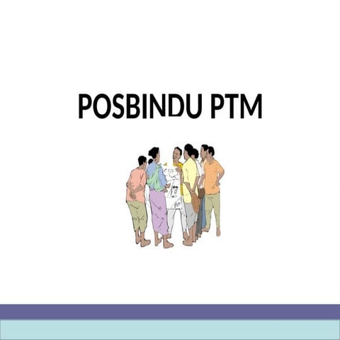 Materi Pelaksanaan Posbindu Di Ptm R Pptx