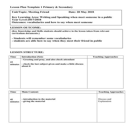 Lesson Plan Roosevelt | DOCX