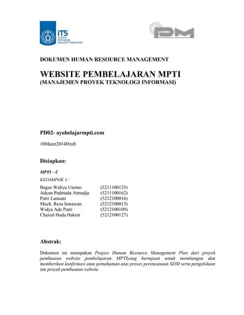 PM Project communication management plan | DOCX