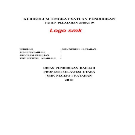 Dokumen ktsp 2018 | DOCX