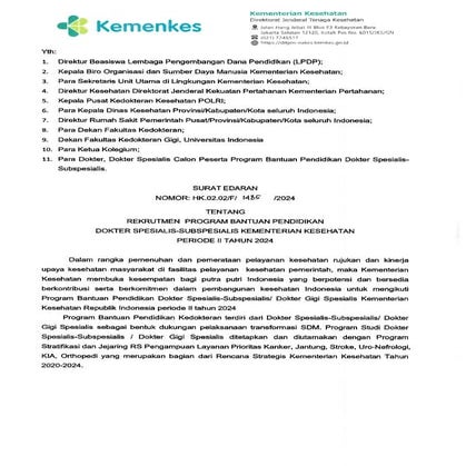 dokumen SIBK / seleksi beasiswa kemenkes | DOCX