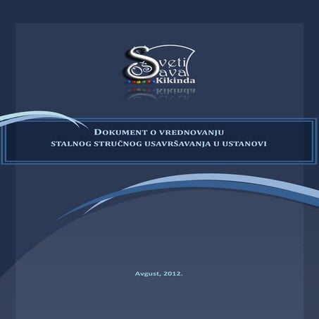 Dokument o-vrednovanju-stalnog-strucnog-usavrsavanja-u-ustanovi | PDF