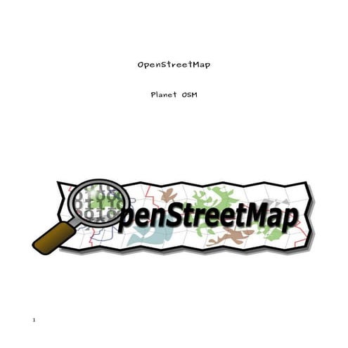 Dokumentasi open streetmap reimplementation | PDF