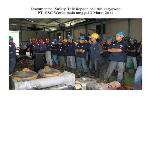 Dokumentasi safety talk | DOC