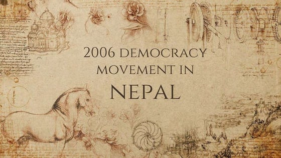 Popular struggles in nepal | PPT