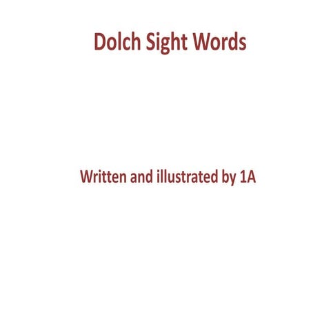 Dolch | PPTX