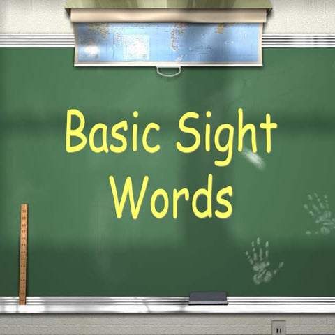 Dolch (Basic Sight Words) intervention activity | PPT