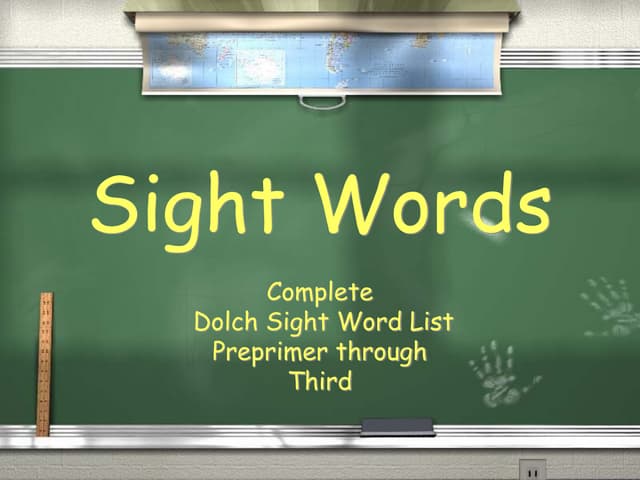 Dolch Basic Sight Words.docx