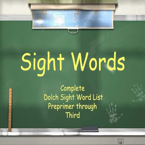 Dolch Sight Words in Grade 6 PupilsPPT.ppt