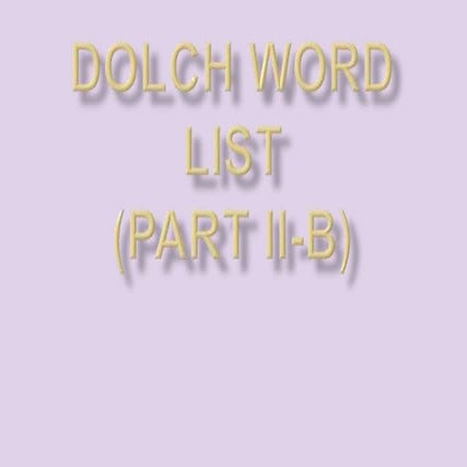 DOLCH WORD LIST-reading-engish-dolch.pptx