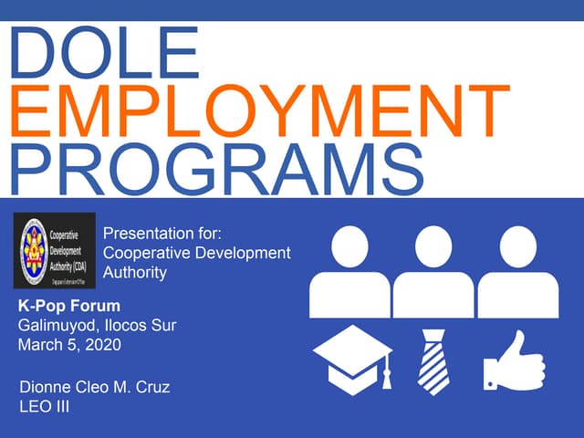 Special Program for Employment of Students (SPES) | PDF