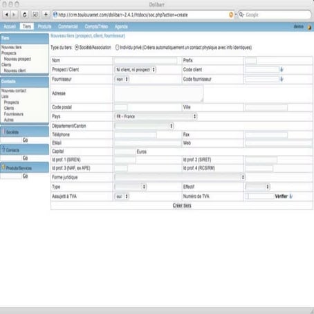 Dolibarr Screenshots | PDF