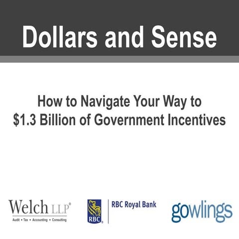 Dollars and Sense Event - How to Navigate Your Way to 1.3 Billion of ...
