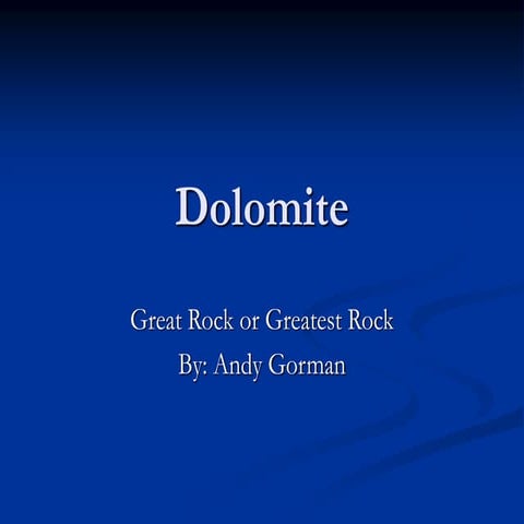 Dolomite.ppt