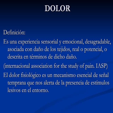 Dolor | PPT