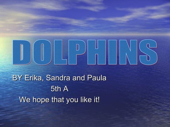 Dolphin facts | PDF
