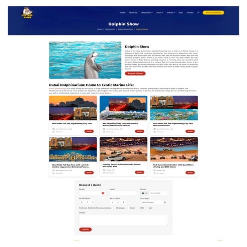 Dolphin Show Dubai: Delight in the playful antics of dolphins at Dubai ...