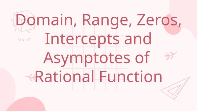 Simplifying Rational Algebraic Expressions | PDF