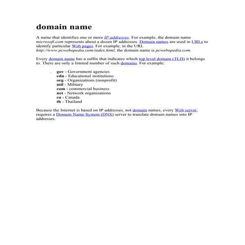 Domain name | PDF