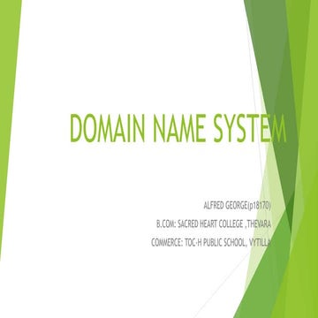 Domain name system | PPT