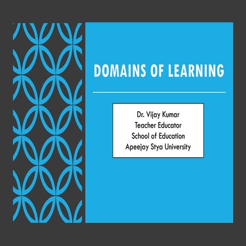 Domains of Learning, Bloom's Taxonomy & BT Levels updated July 2025.pdf
