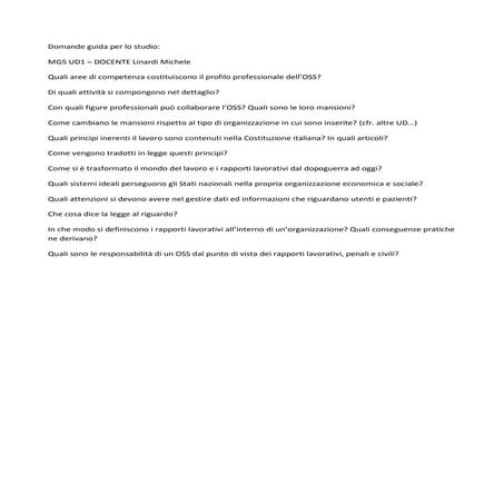 Domande guida allo studio linardi mg5 ud1 14 15 | PDF