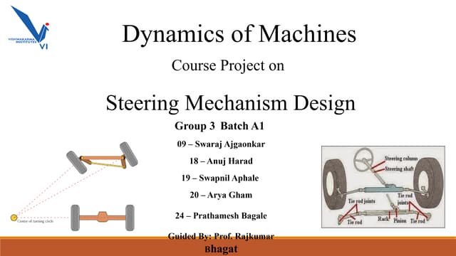 Mathematical Modeling and Design of a Rack and Pinion Steering ...