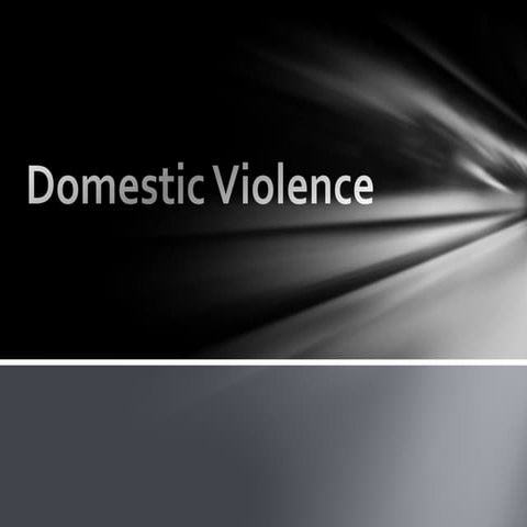 Domestic violence | PPT