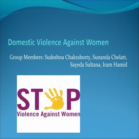 Violence Against Women | PPTX