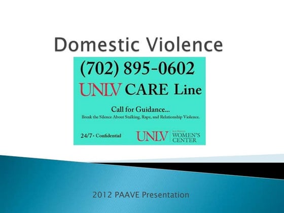 Domestic abuse | PPT