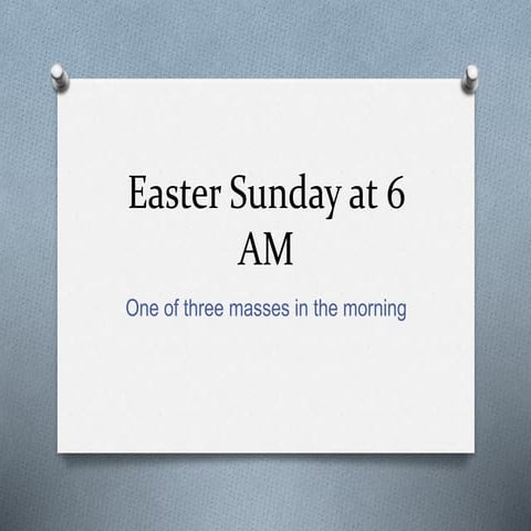 Easter Sunday | PPT