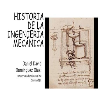 Historia De La Ingenieria Mecanica Pptx