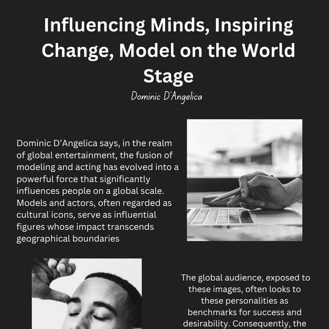 Dominic D’Angelica - Influencing Minds, Inspiring Change, Model on the ...