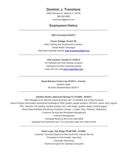 Resume | PDF